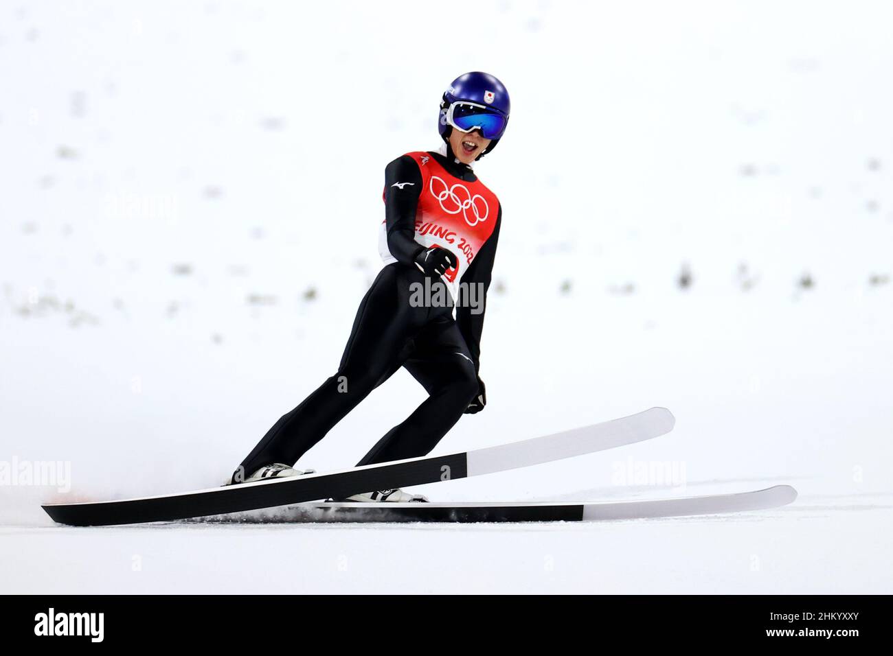 Zhangjiakou, China. 06th Feb, 2022. Olympics, ski jumping, men, normal ...