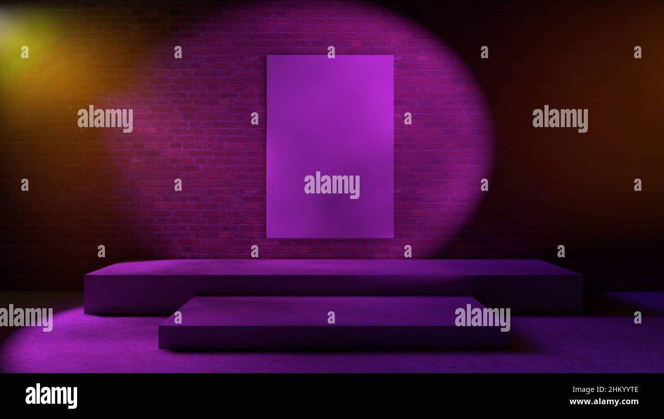 3d background from spotlight light beam Stock Photo - Alamy