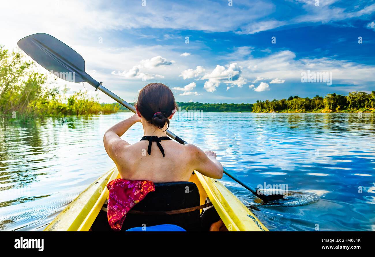 Brazil jungle woman hi-res stock photography and images - Alamy