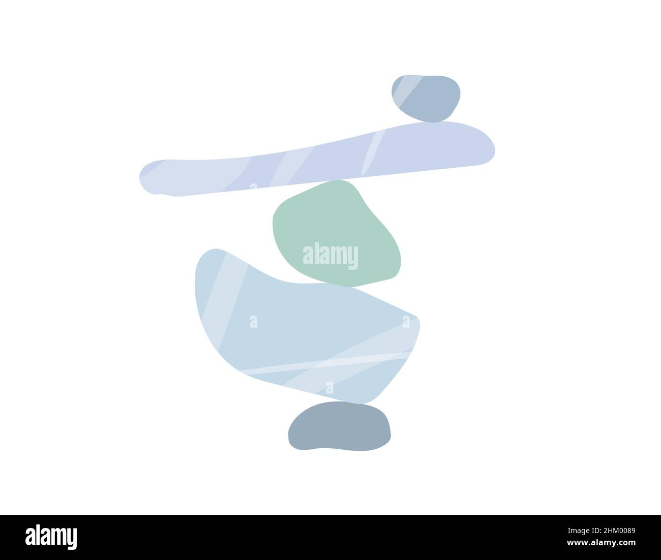 Line abstract stone balance Stock Vector Images - Alamy