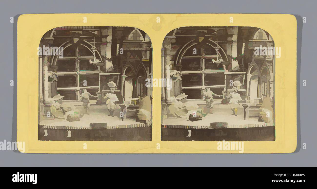 Art inspired by Stereophoto of the theater in Paris, Barbe bleue, C'est ...