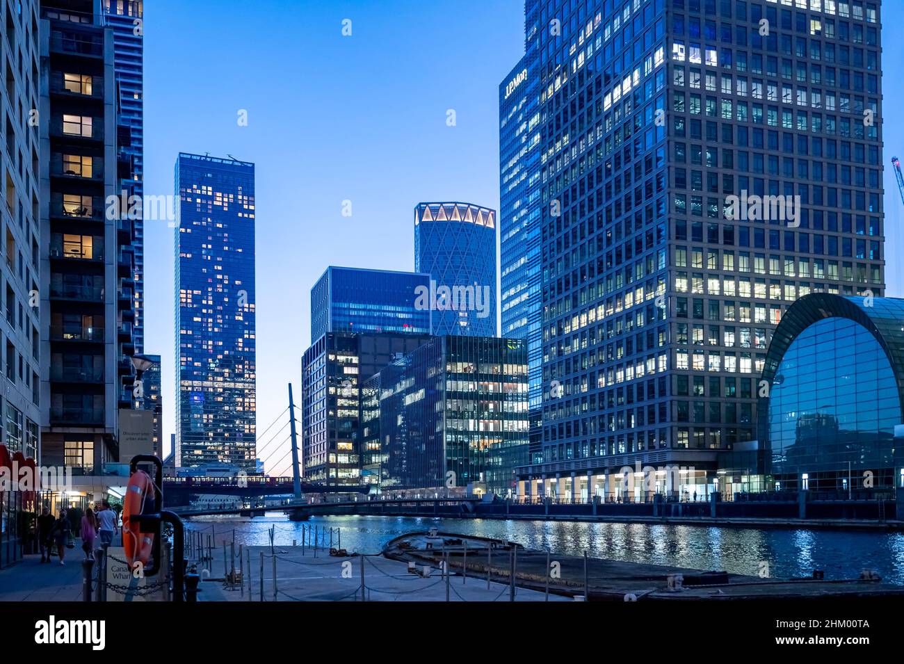 South Dock - London Docklands Stock Photo - Alamy