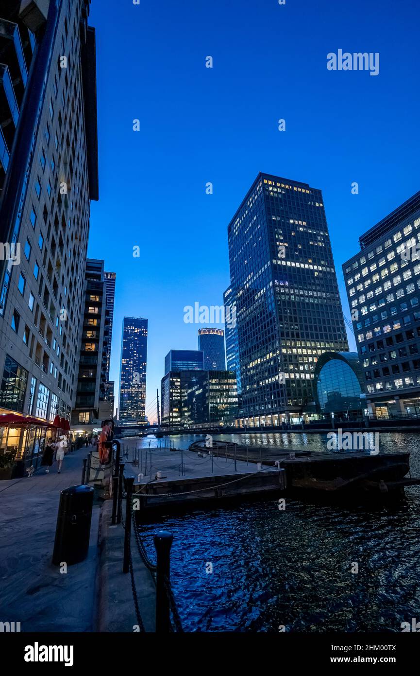 South Dock - London Docklands Stock Photo - Alamy