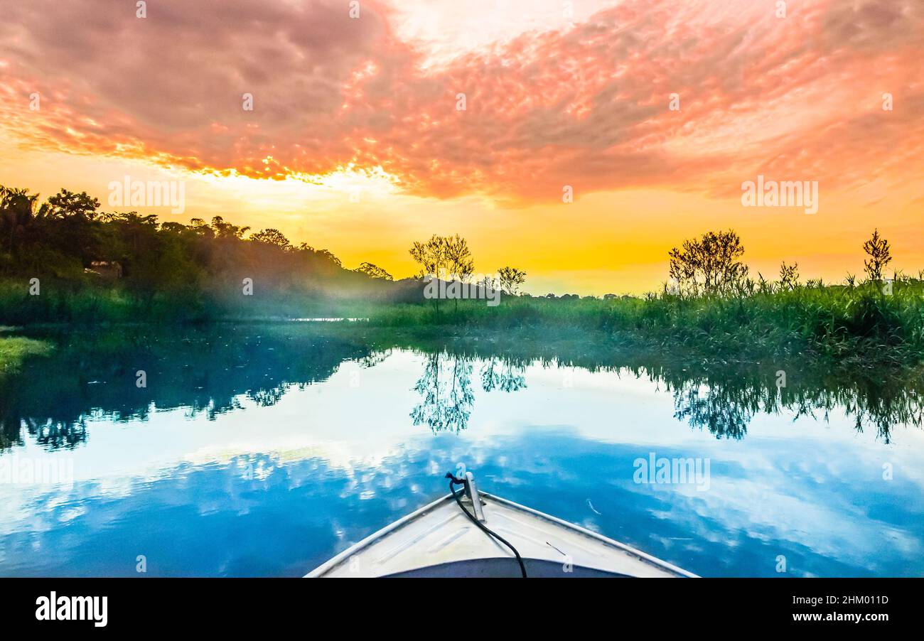 Amazon rainforest river boat hi-res stock photography and images - Alamy