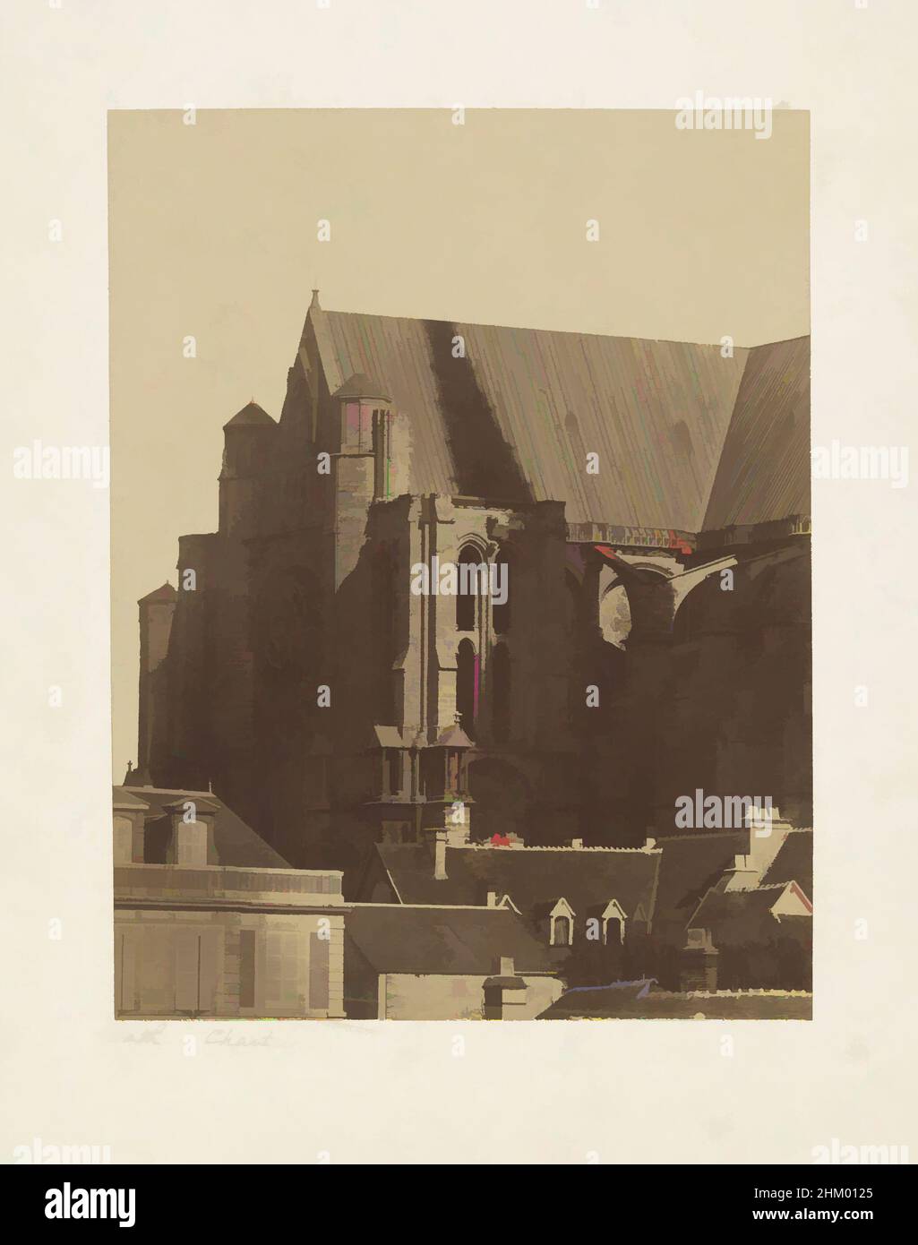 Art inspired by Cathedral of Chartres, Cath. of Chartres, Chartres, c ...