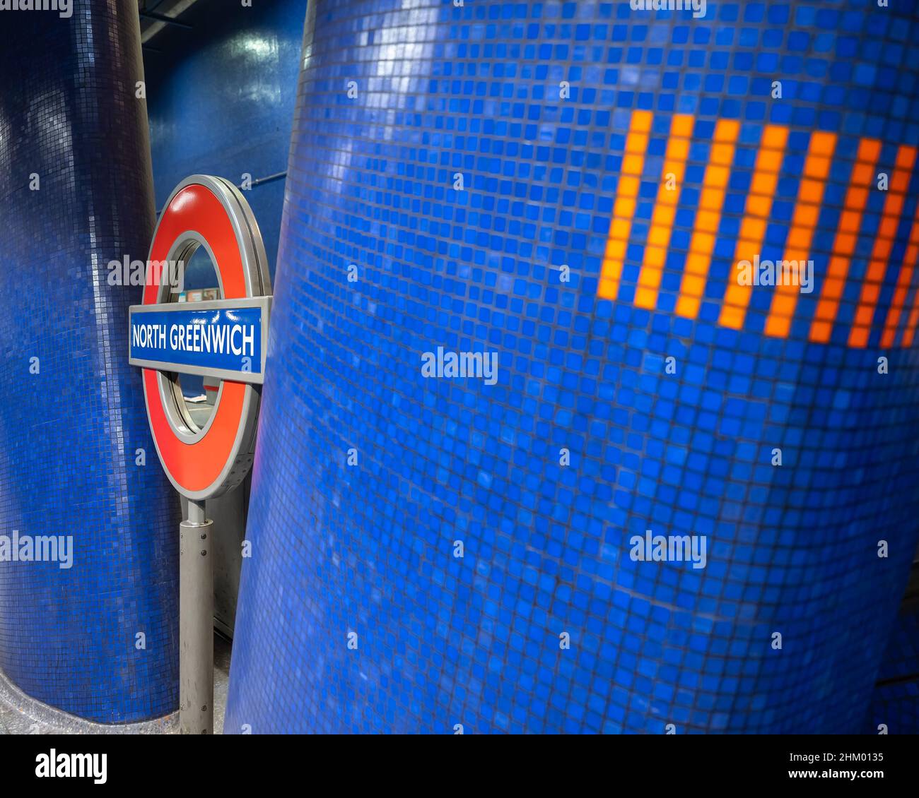 North Greenwich Underground Station, Greenwich Peninsula, London ...