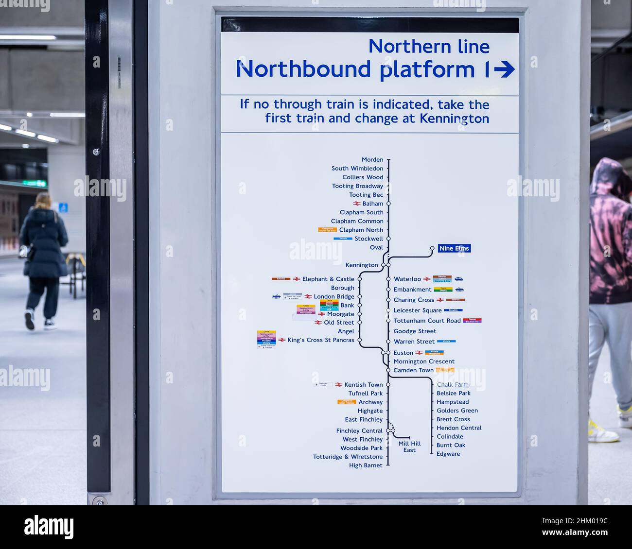 Nine Elms Underground Station, Battersea Stock Photo - Alamy