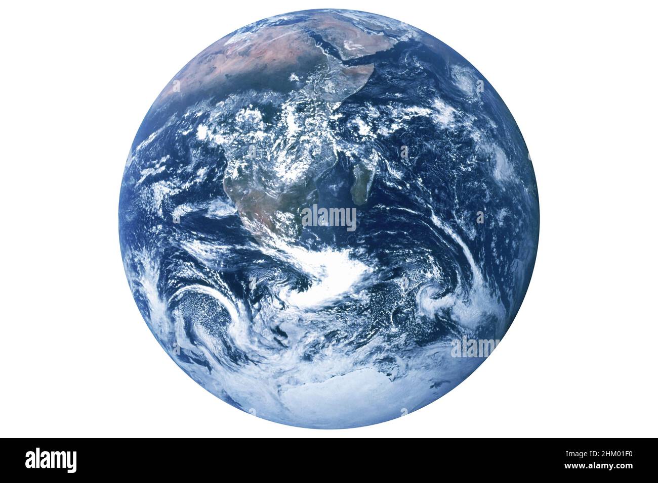 Planet earth isolated on white background. Elements of this image were ...