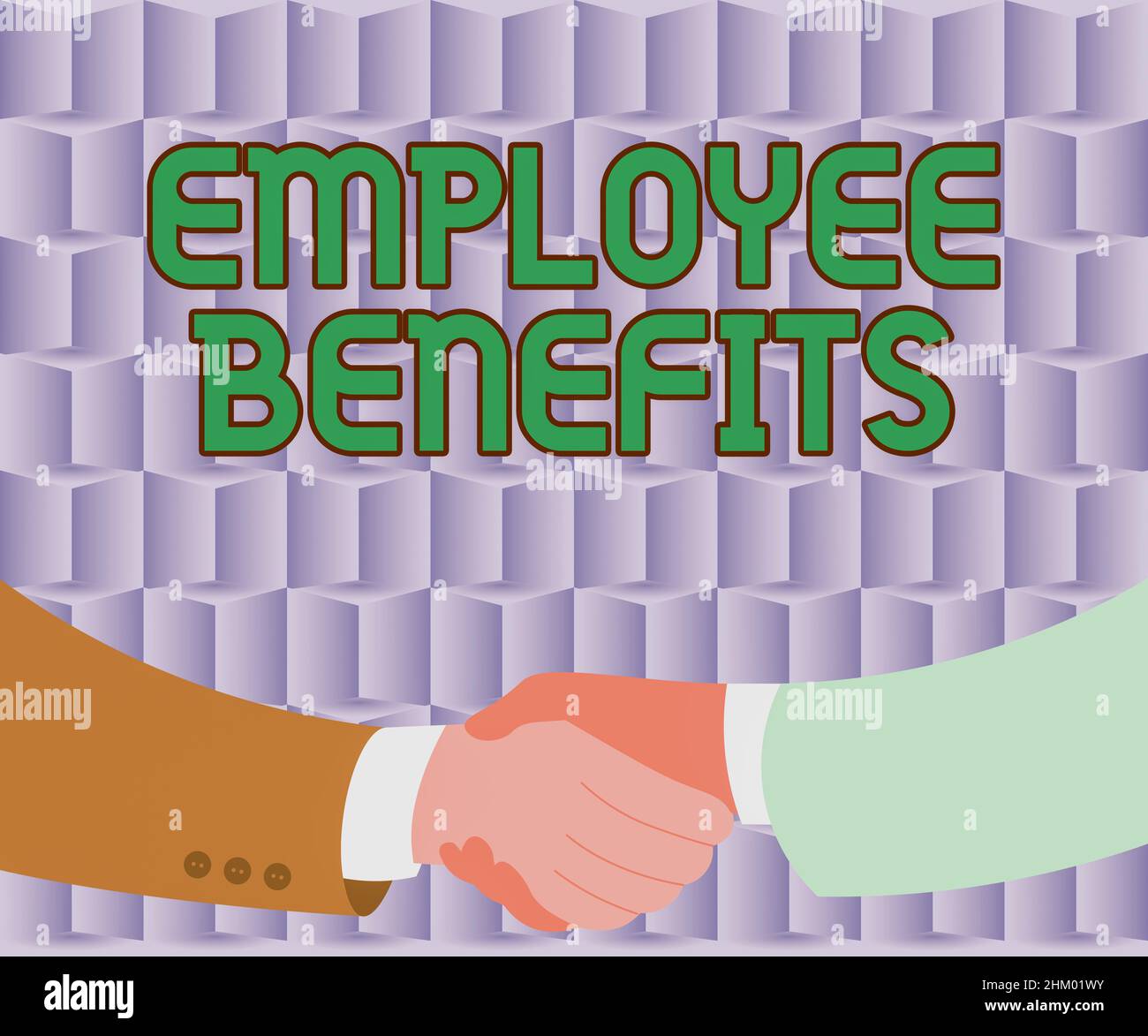 Sign displaying Employee Benefits. Business approach Indirect and ...
