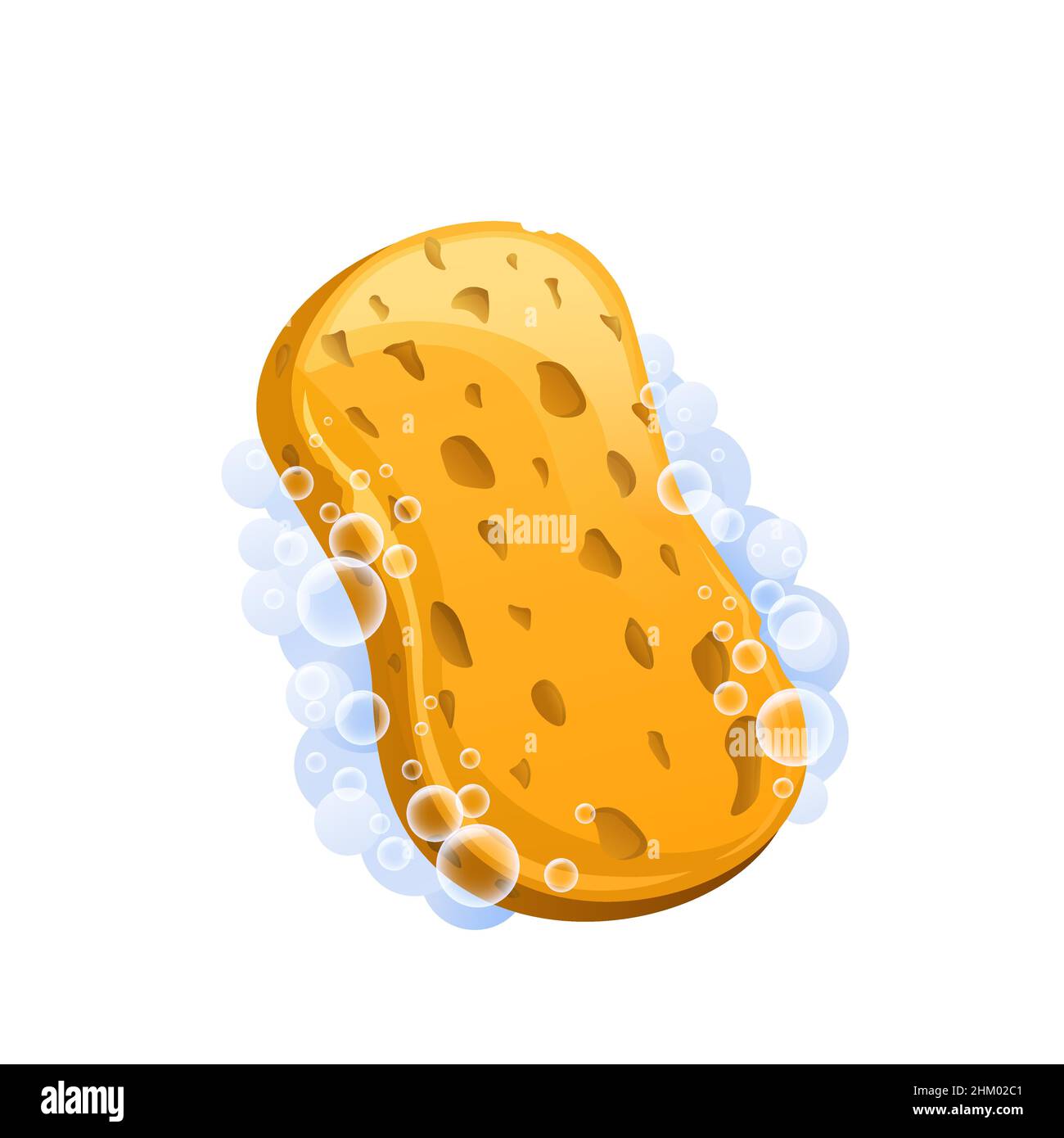 Sponge with foam bubbles Stock Vector Image & Art - Alamy