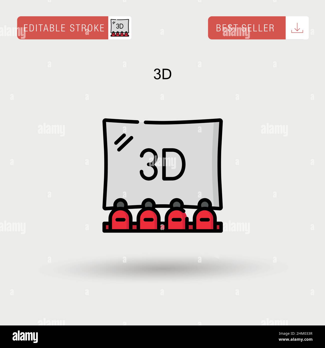 3d Simple vector icon Stock Vector Image & Art - Alamy