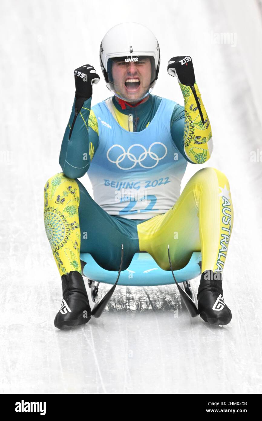 Yanqing, China. 06th Feb, 2022. Olympics, luge, single-seater, men, 4th ...