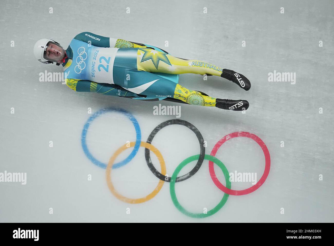 Yanqing, China. 06th Feb, 2022. Olympics, luge, single-seater, men, 3rd ...