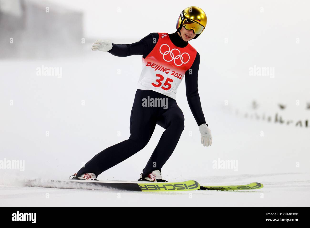 Zhangjiakou, China. 06th Feb, 2022. Olympics, ski jumping, men, normal ...