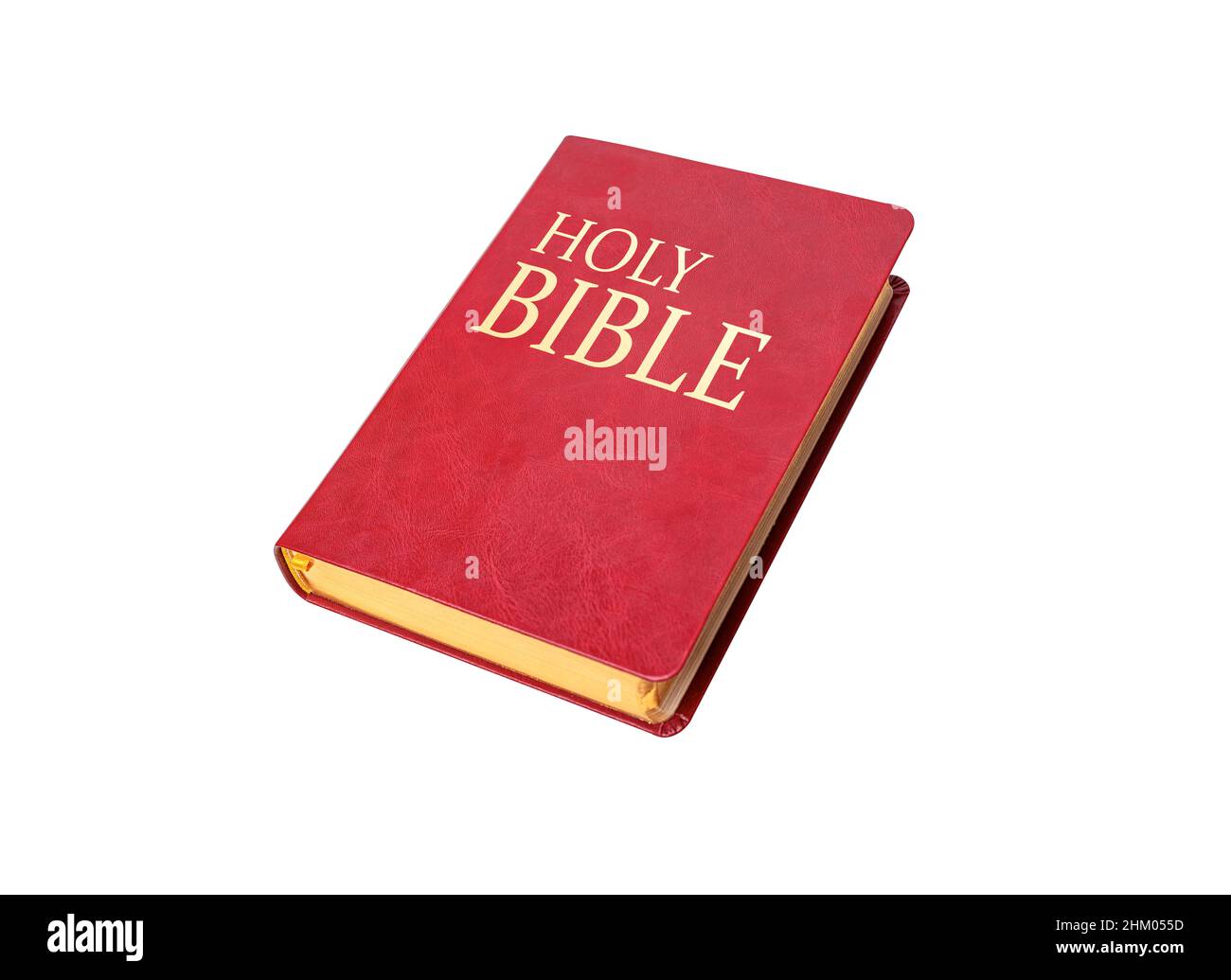 Holy Bible isolated on white background Stock Photo - Alamy