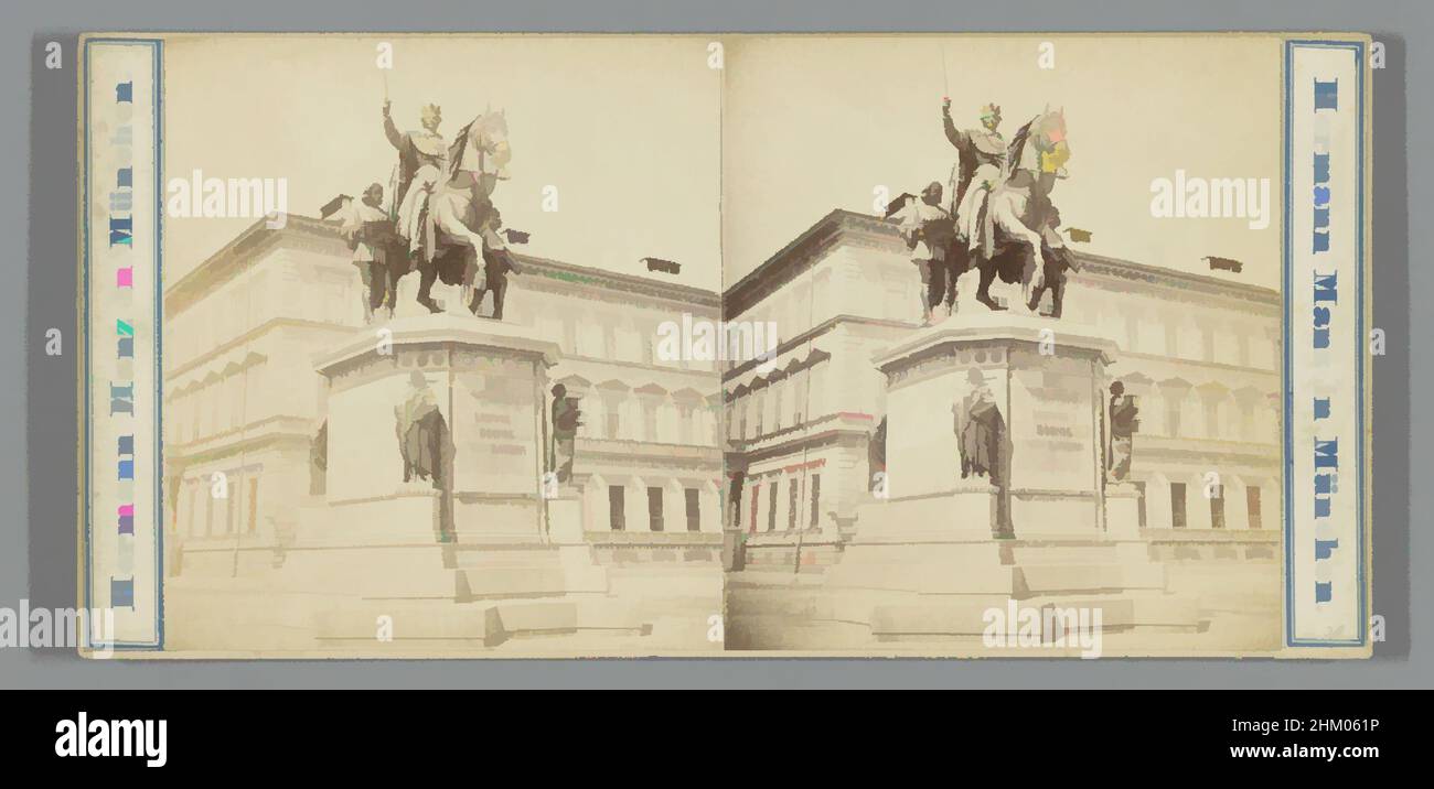 Art inspired by Equestrian statue of King Louis I of Bavaria in Munich ...