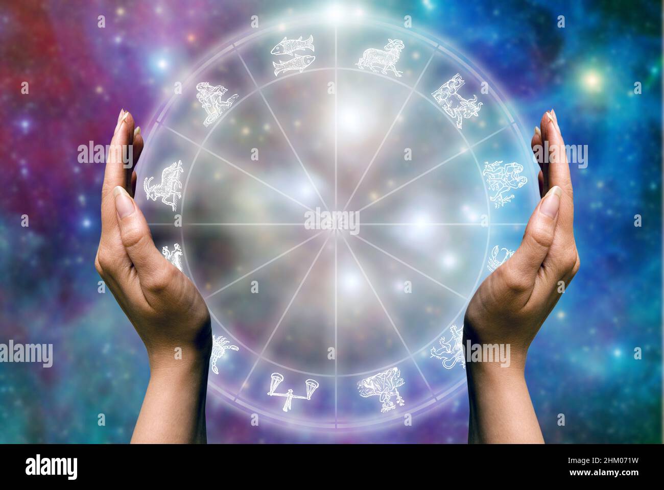 Wheel zodiac hi-res stock photography and images - Alamy