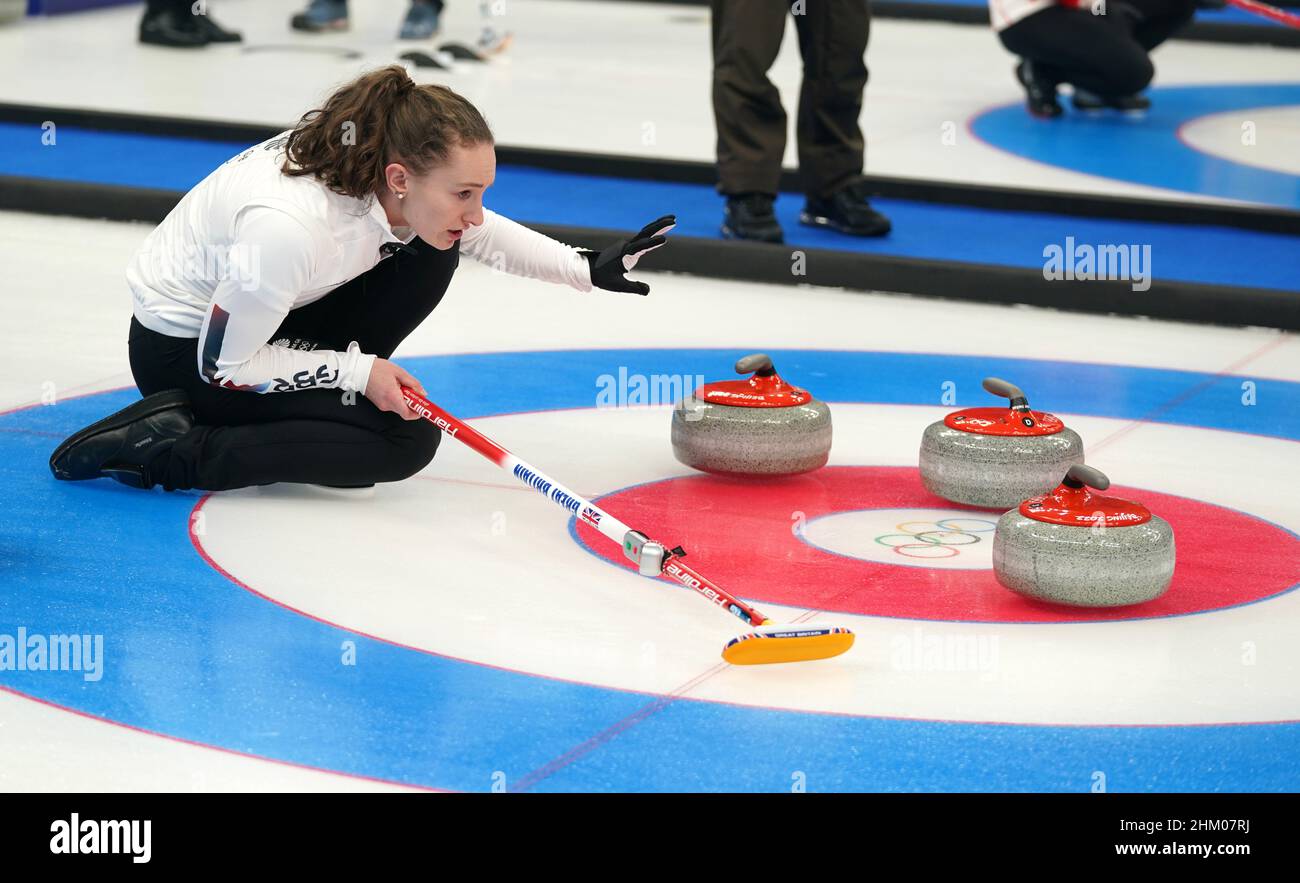 Great Britain's Jennifer Dodds in action against Norway during the ...