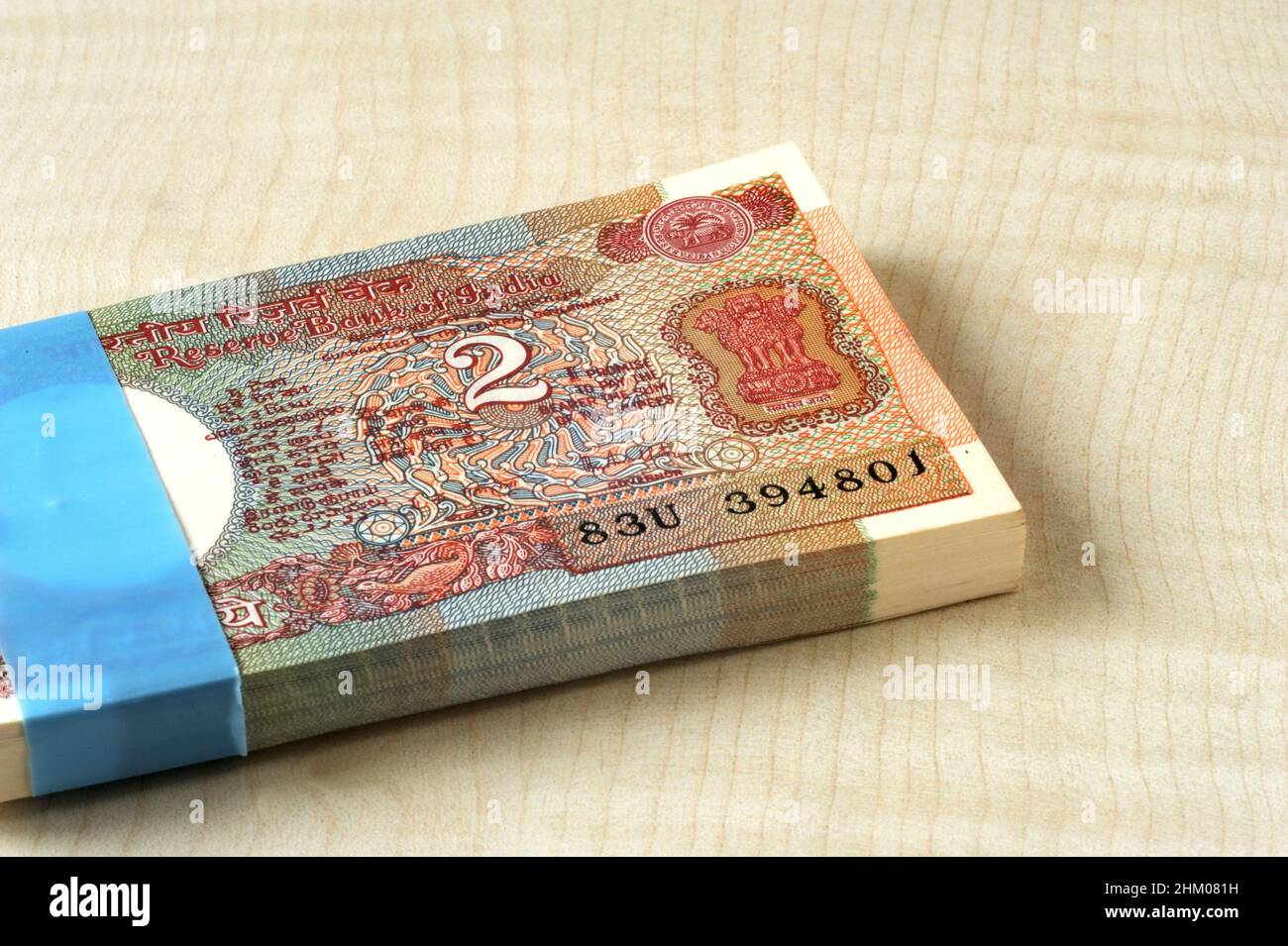 Mumbai Maharashtra India Asia April 22 2021 Very Rare Two Rupees 100 ...