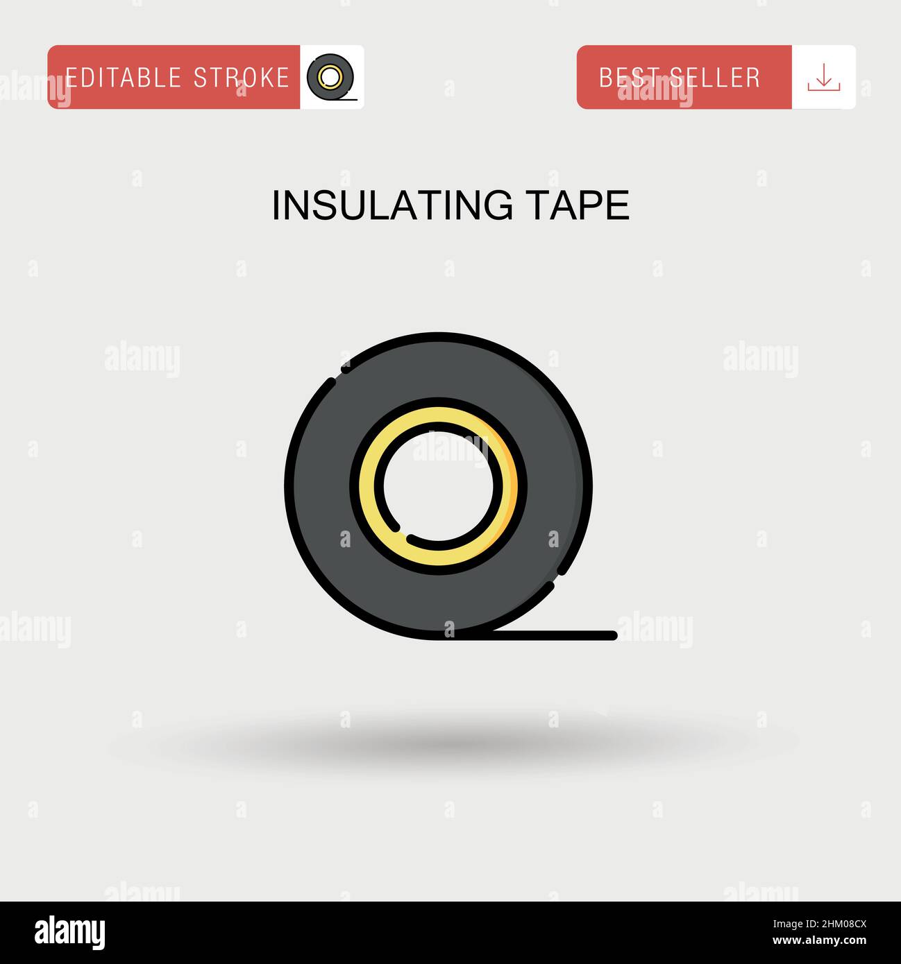 Insulating tape Simple vector icon Stock Vector Image & Art - Alamy