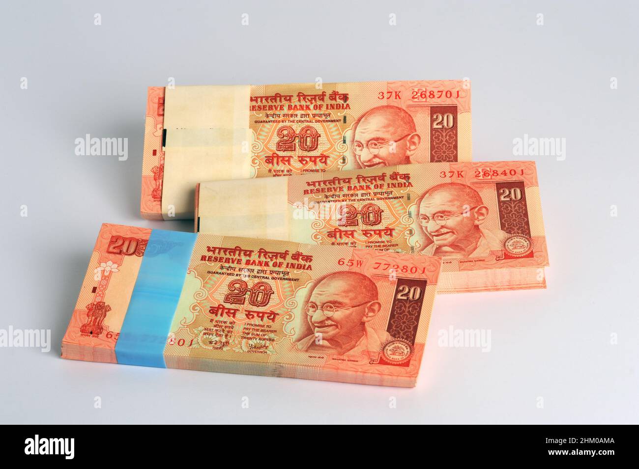 Mumbai Maharashtra India Asia April 23 2021 Very Rare Twenty Rupees 100 ...