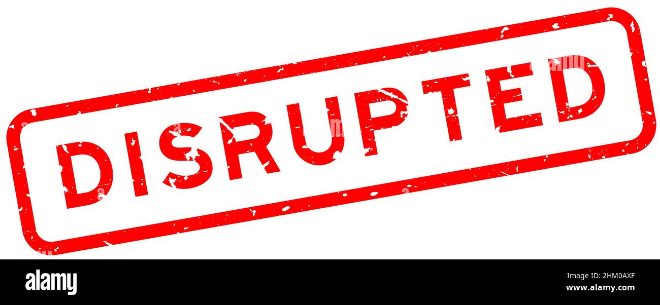 Disruption disrupted disrupt Stock Vector Images - Alamy