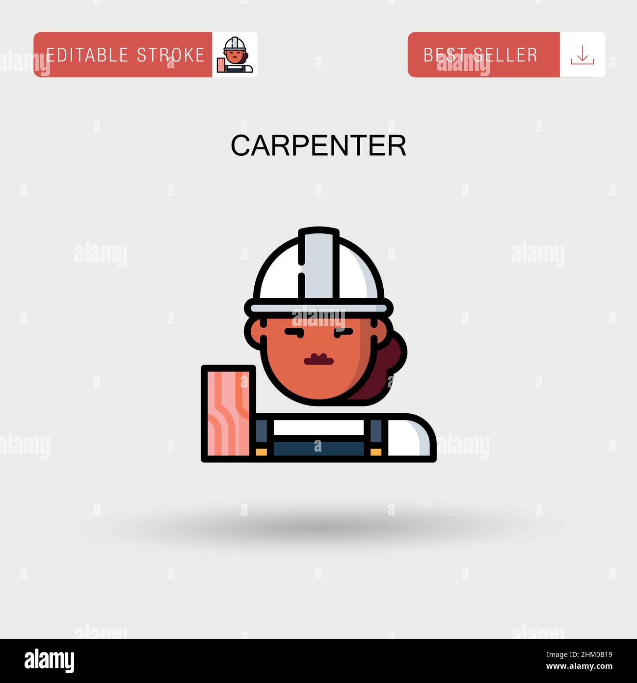 Craftsman carpenter working wood Stock Vector Images - Alamy