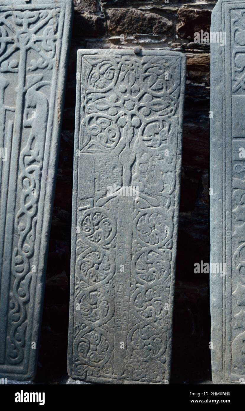 Gravemarkers at Kilmory Knap Chapel, St Mary's Chapel, Kilmory ...