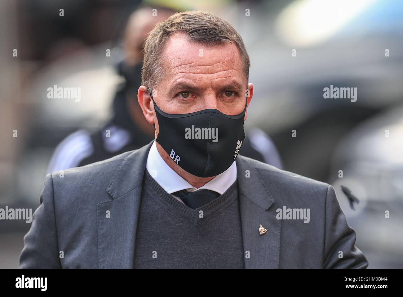 Brendan Rogers manager of Leicester City arrivers at the City Ground ...