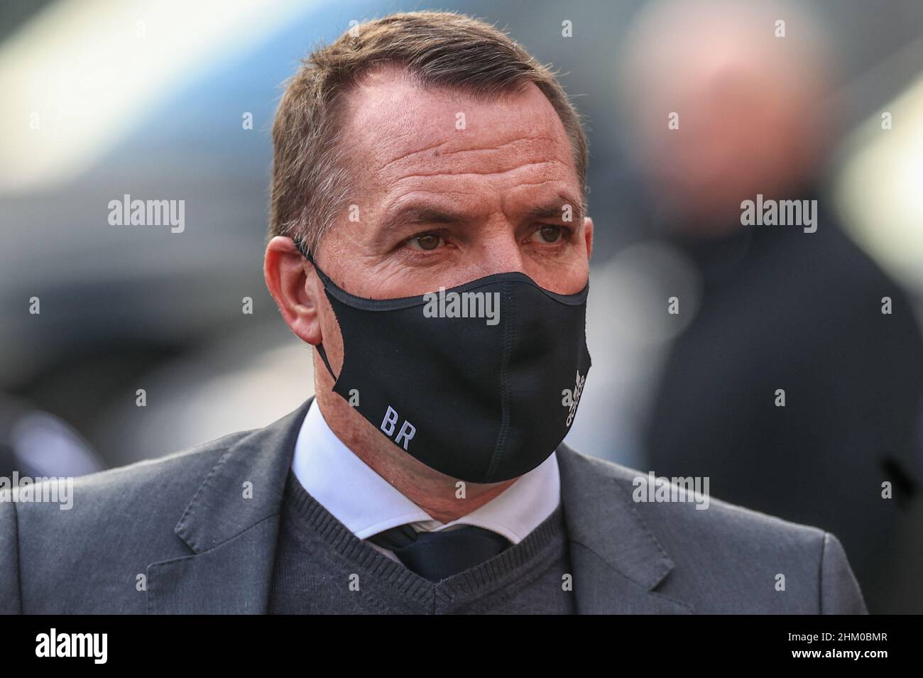 Brendan Rogers manager of Leicester City arrivers at the City Ground ...