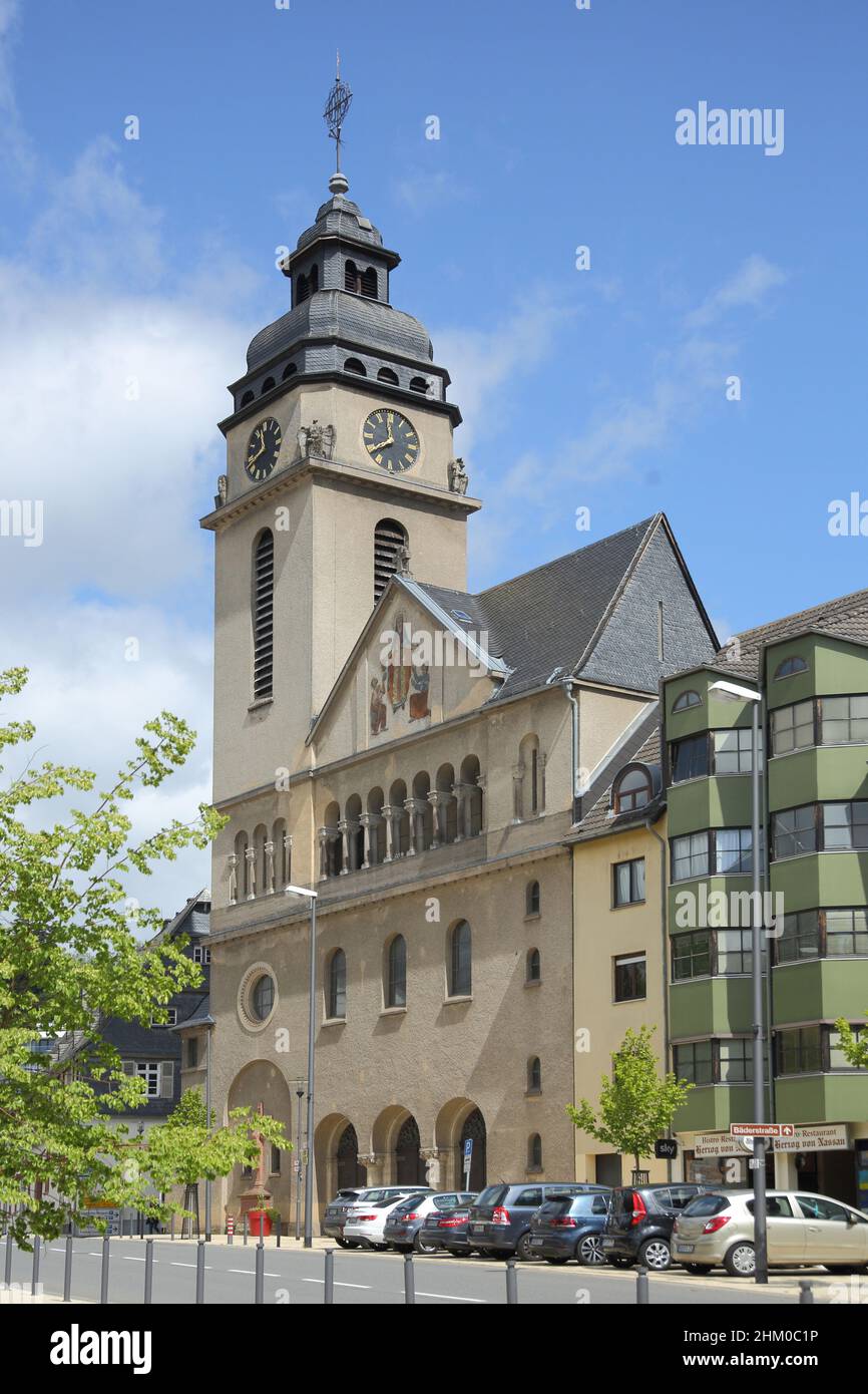 Catholic St. Elisabeth in Bad Schwalbach, Hesse, Germany Stock Photo ...