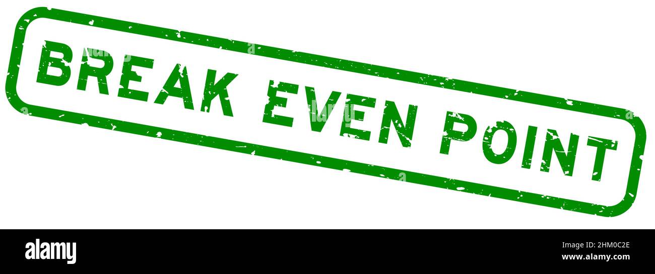 Break even point formula Stock Vector Images - Alamy