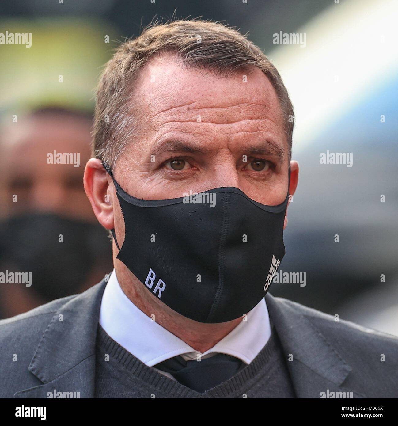 Brendan Rogers manager of Leicester City arrivers at the City Ground ...