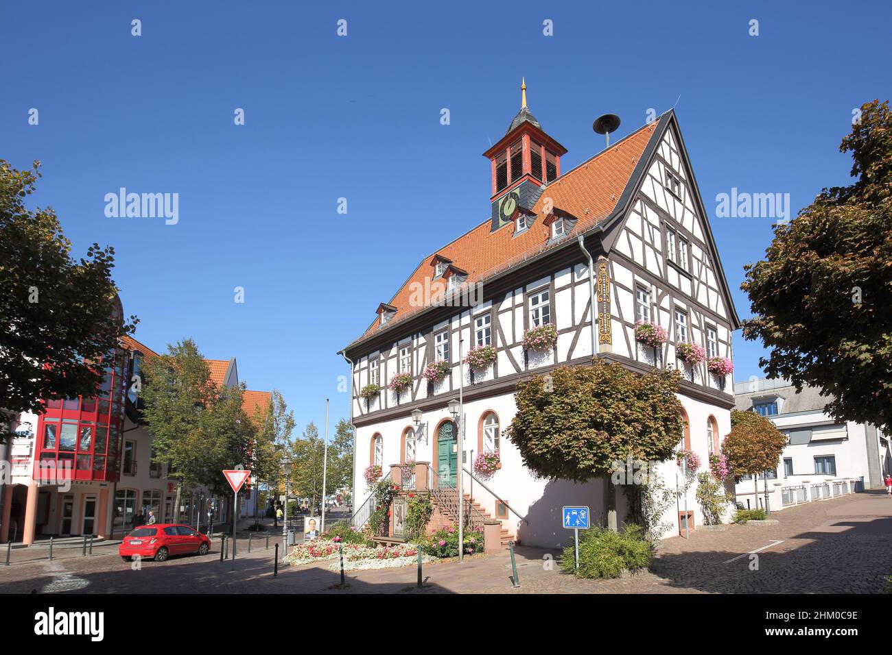 Historic Town Hall in Bad Vilbel, Hesse, Germany Stock Photo - Alamy