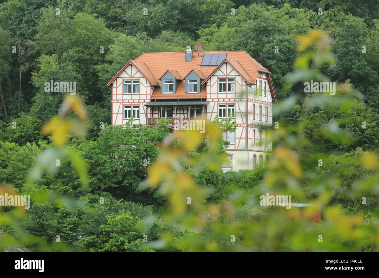 Idyllic half-timbered house in Eppstein im Taunus, Hesse, Germany Stock ...