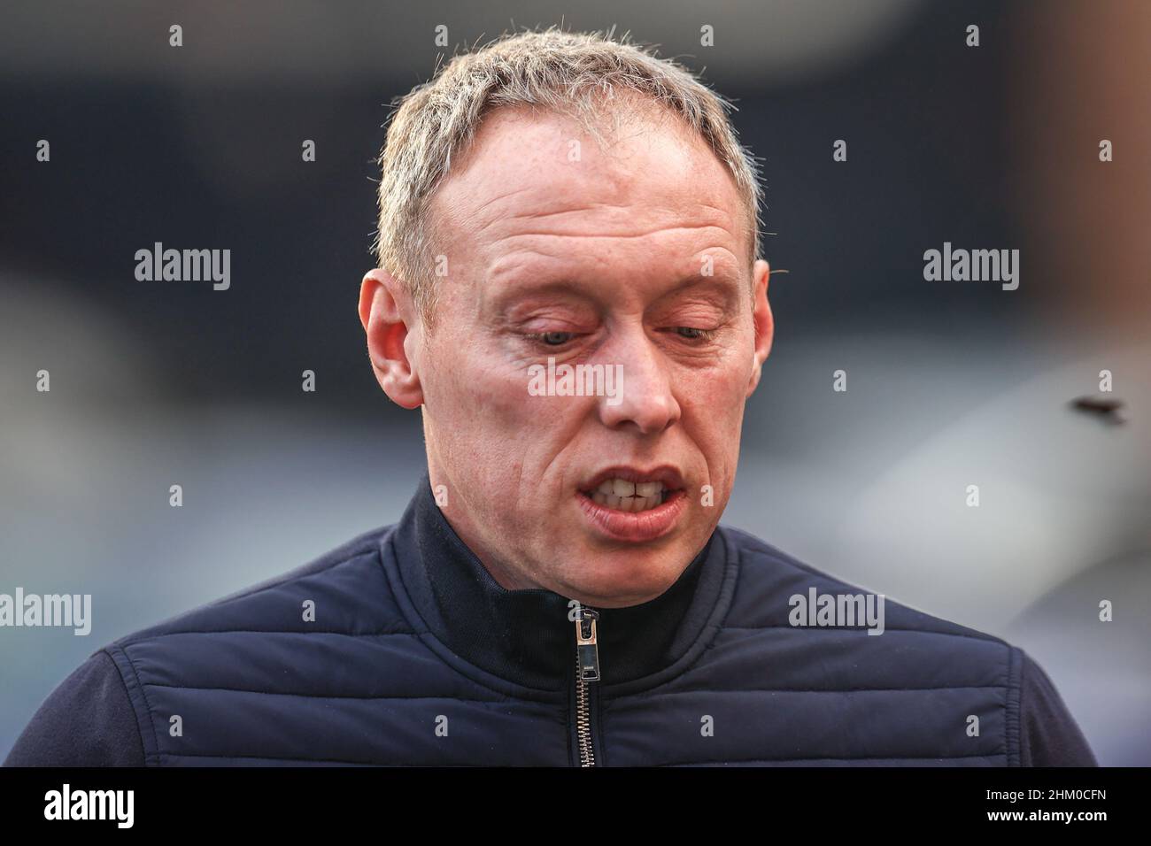 Steve Cooper manager of Nottingham Forest arrives at the City Ground ...
