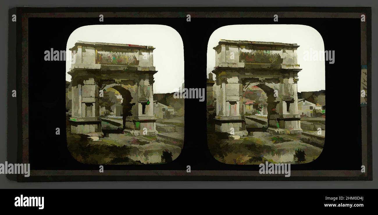 Art inspired by View of the Arch of Titus in Rome, Rome, 1856 - 1890 ...