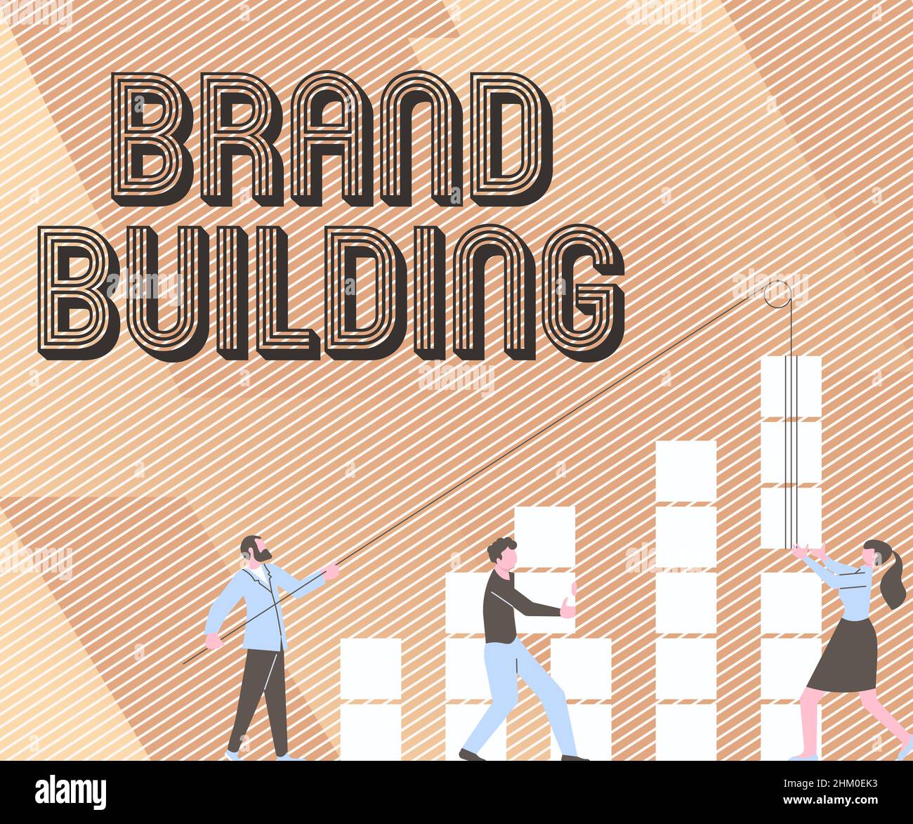 Writing displaying text Brand Building. Business showcase Generating ...