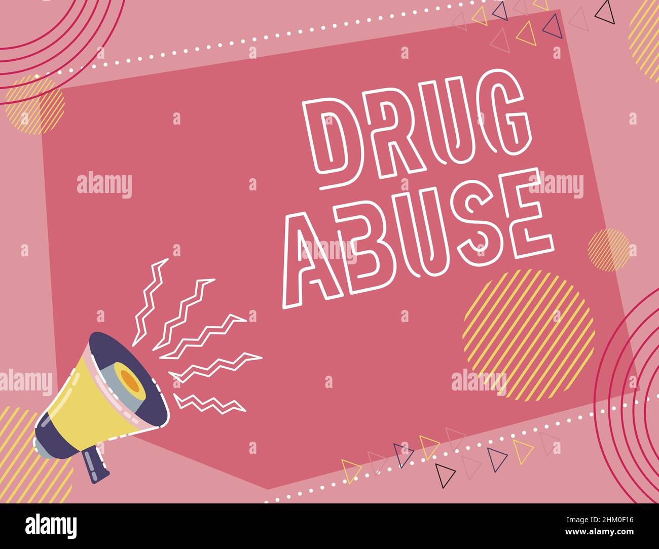 Handwriting text Drug Abuse. Business idea Compulsive drug seeking The ...