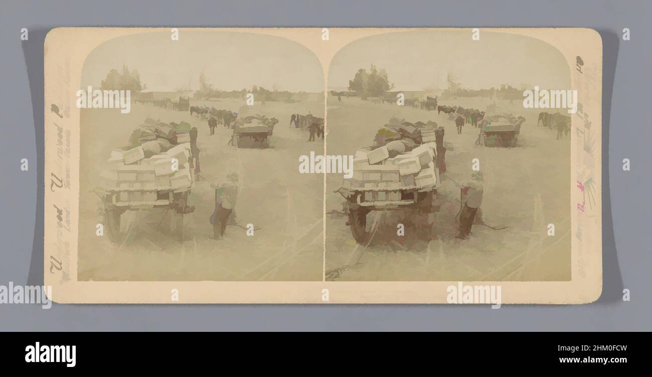 Art inspired by Wagons with British army supplies at the Modder River ...