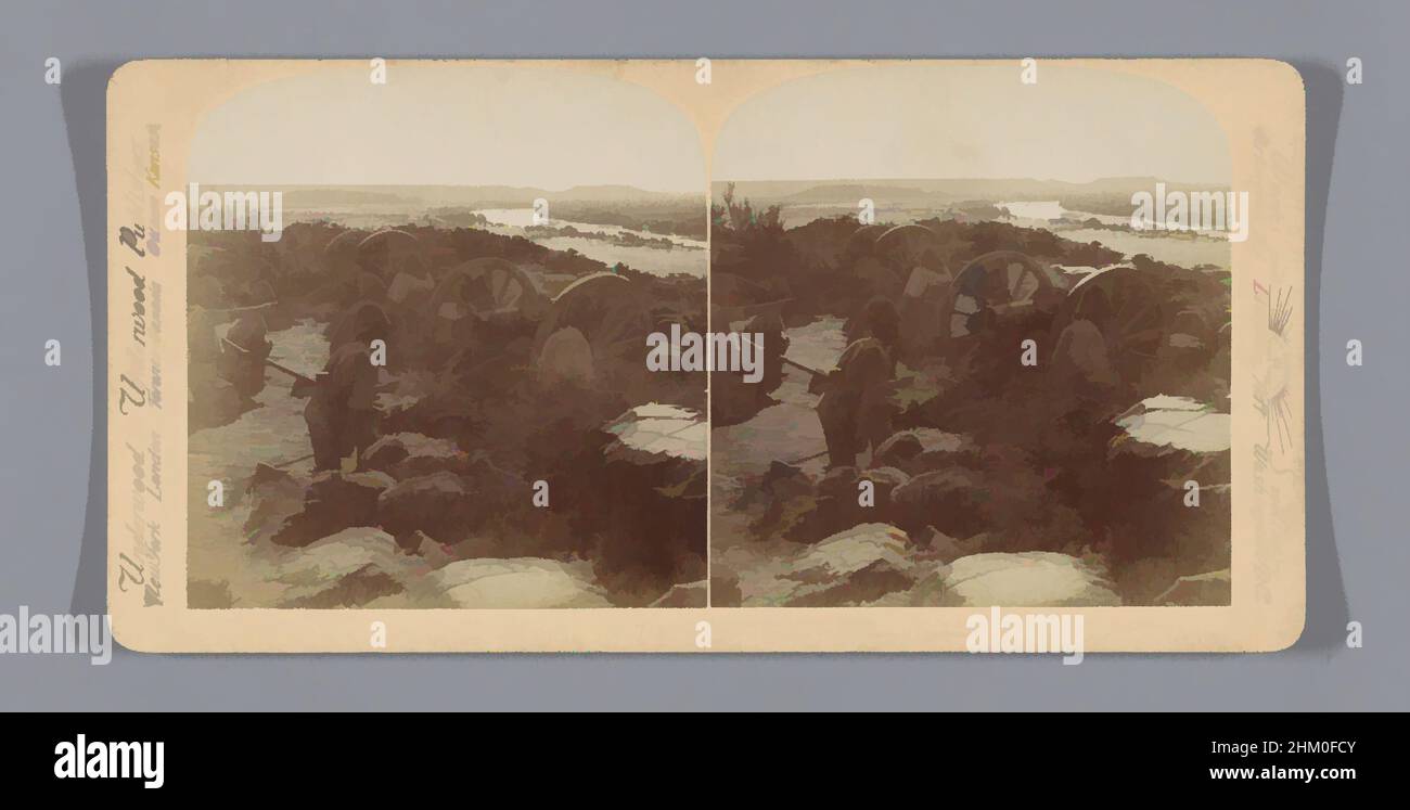 Art inspired by British artillery shelling the Boers at Modder River ...