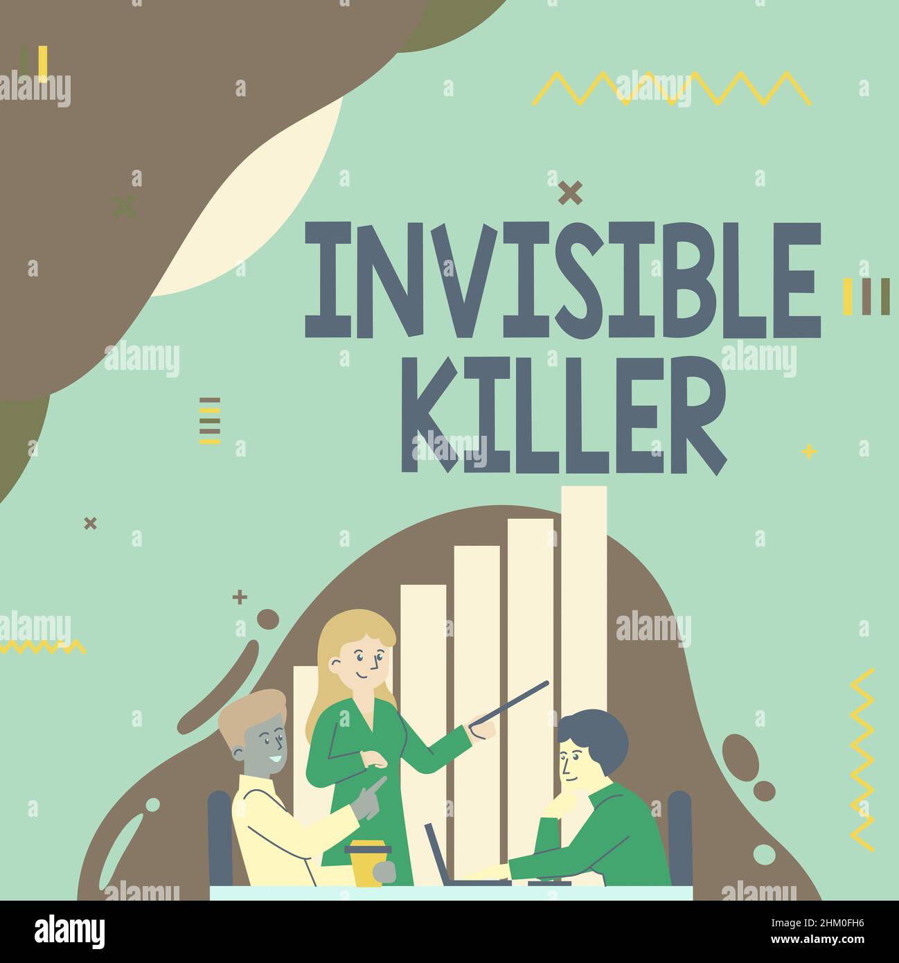 Conceptual caption Invisible Killer. Word Written on presence into the ... Conceptual caption Invisible Killer. Word Written on presence into the ...