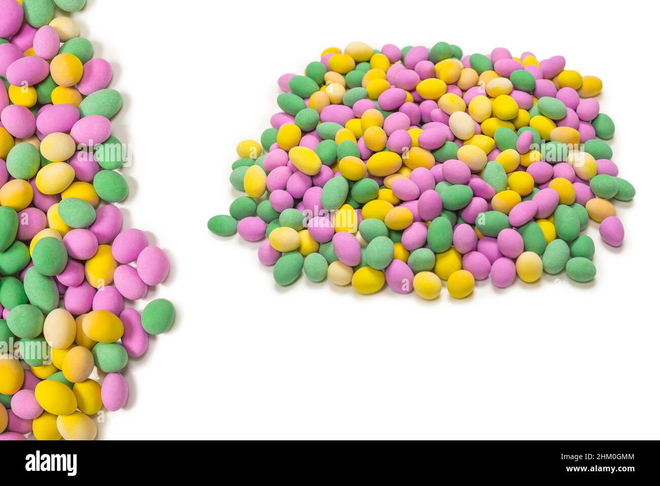 Group of colorful peanuts in glaze. Top view Stock Photo - Alamy