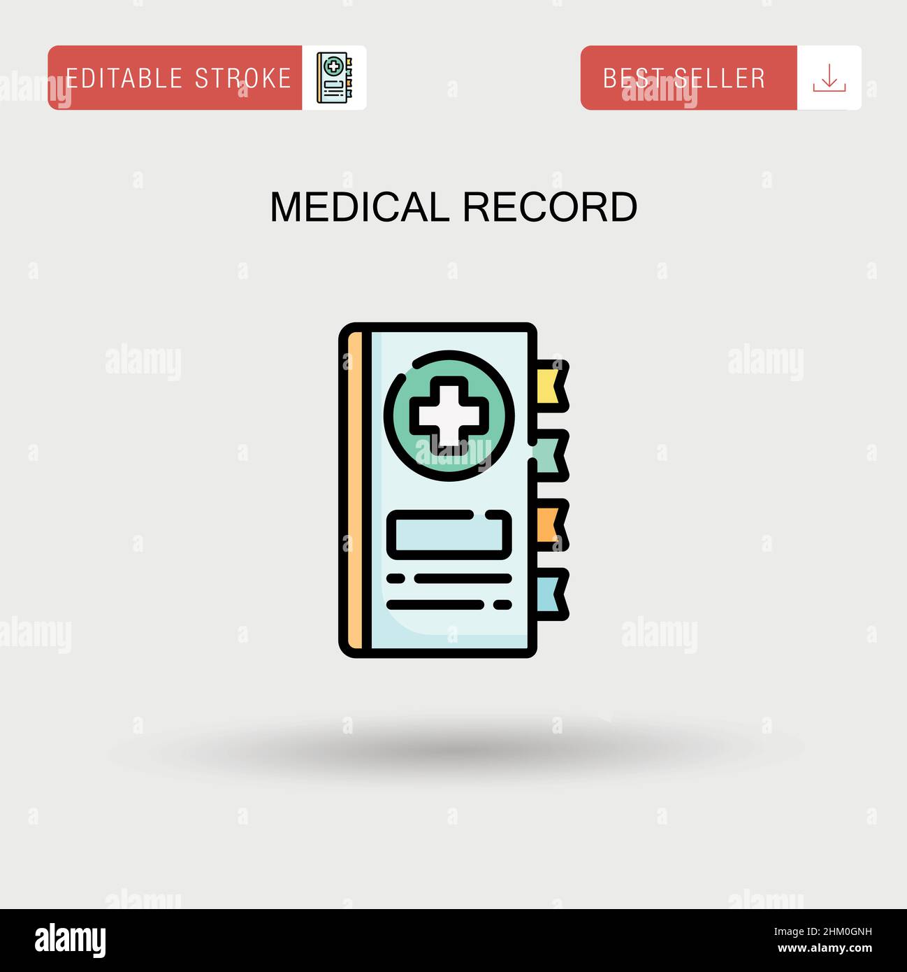 Medical information electronic record Stock Vector Images - Alamy