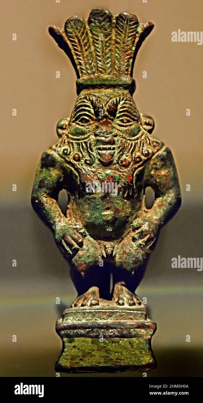 Statuette of the god bes hi-res stock photography and images - Alamy