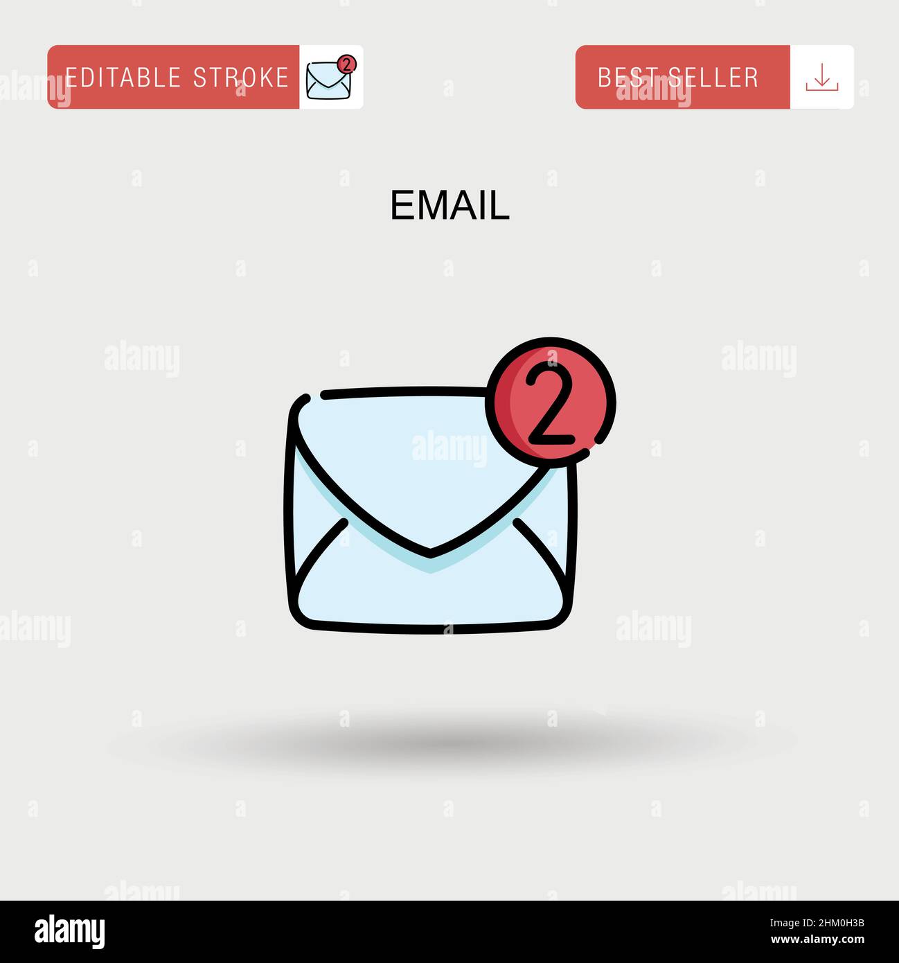 Email Simple vector icon Stock Vector Image & Art - Alamy