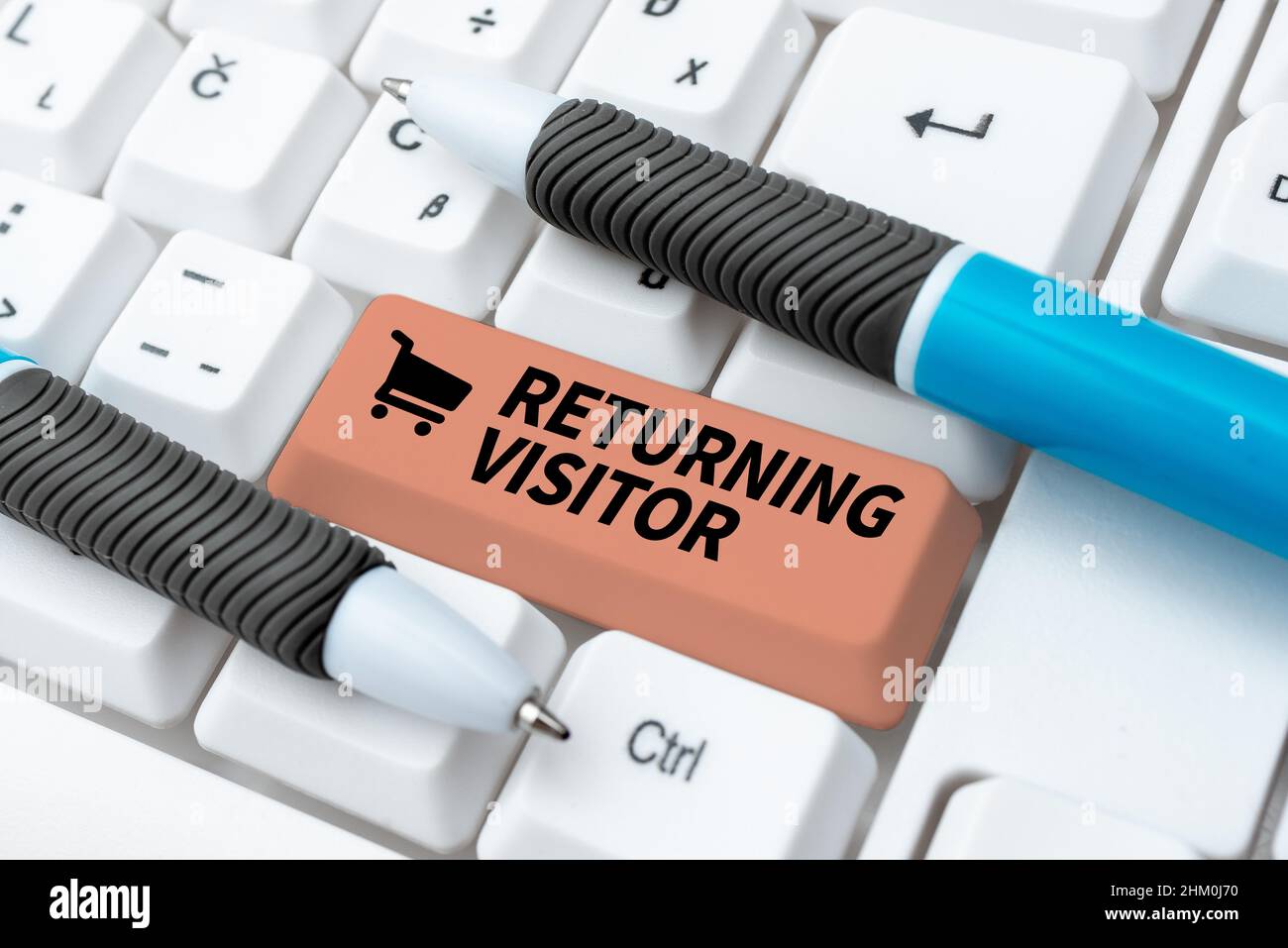 Inspiration showing sign Returning Visitor. Business showcase when ...