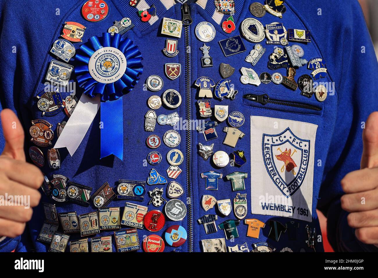 Leicester football badge hi-res stock photography and images - Alamy