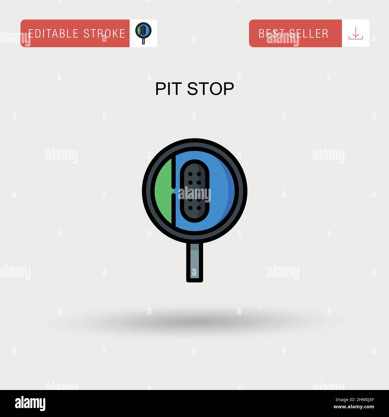 Pit stop Simple vector icon Stock Vector Image & Art - Alamy