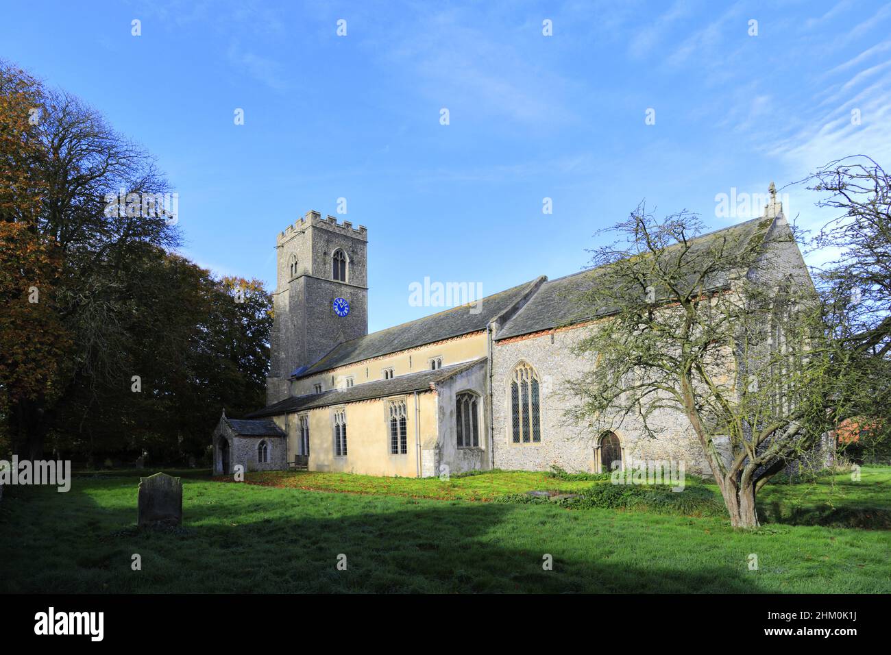 St Marys church, Great Snoring village, North Norfolk, England, UK ...